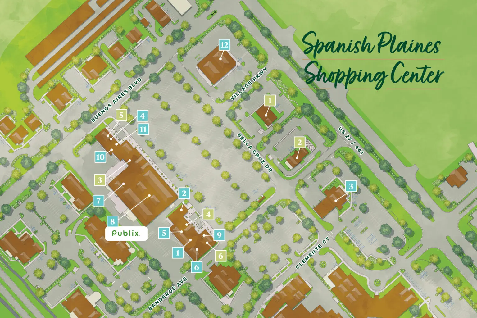 Spanish Plaines Shopping Plaza in The Villages®