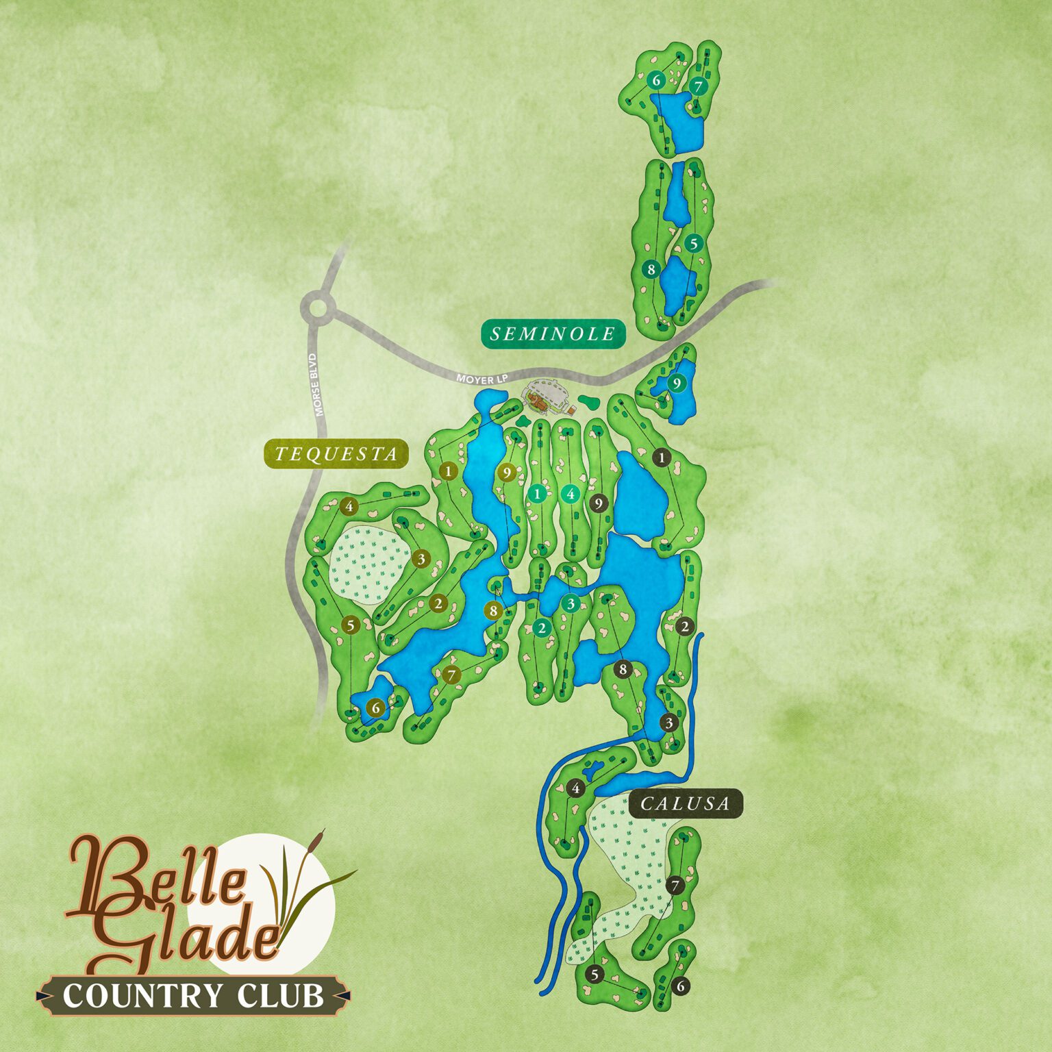 Belle Glade Championship Golf Course in The Villages® Florida