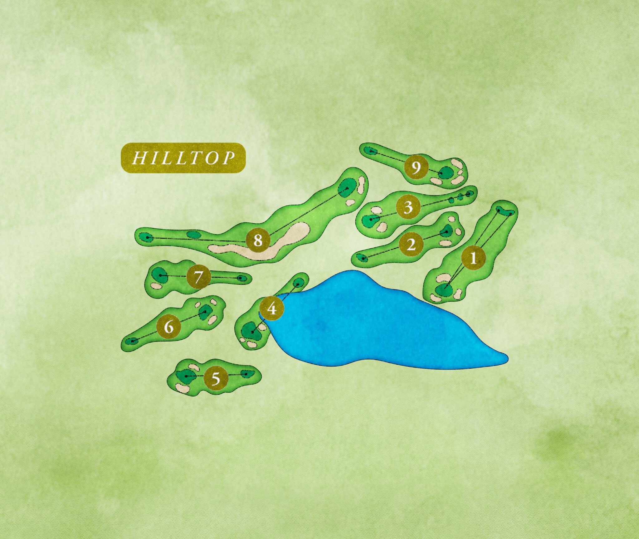 Hill Top Executive Golf Course in The Villages®, Florida