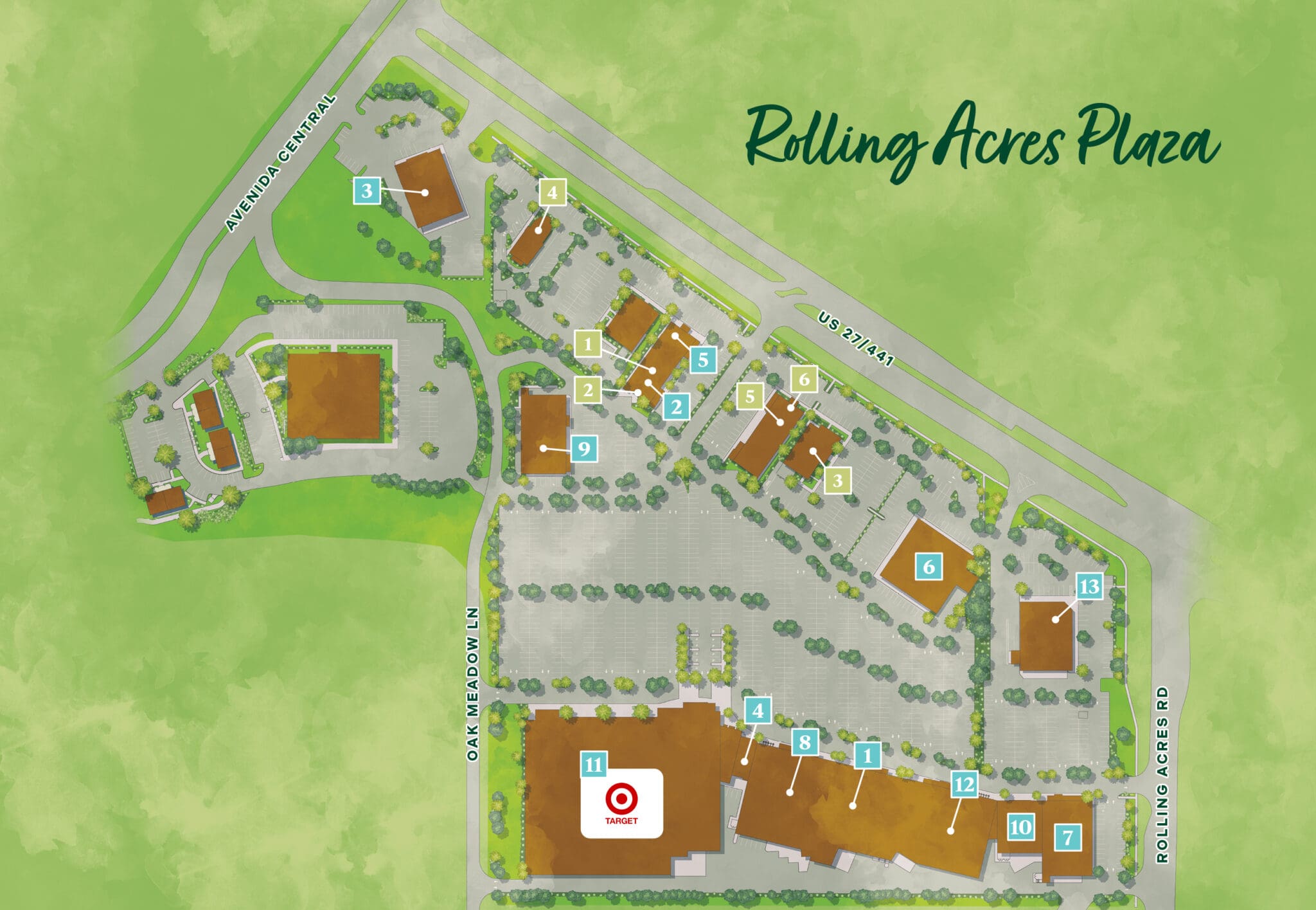Rolling Acres Plaza in The Villages