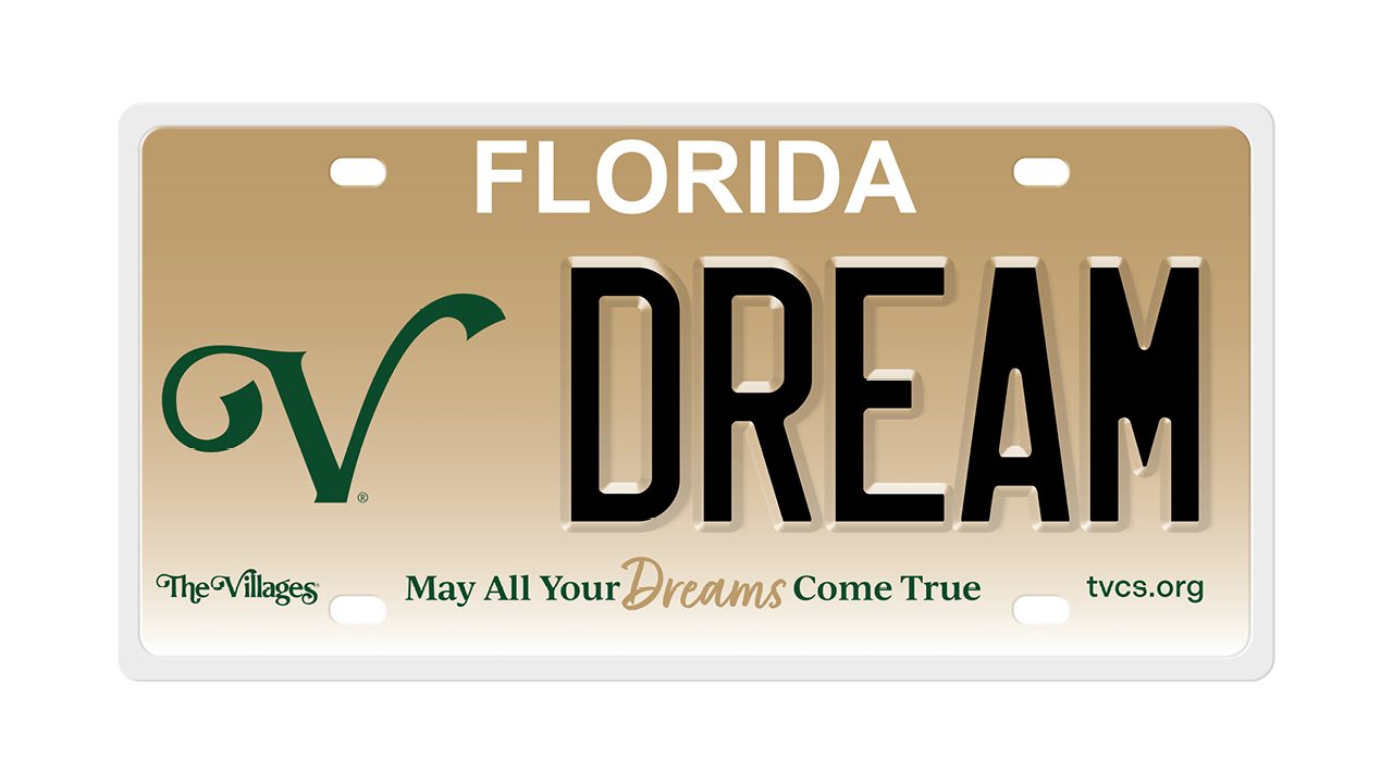 The Villages Specialty License Plate
